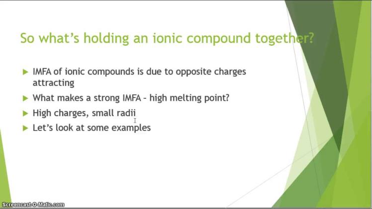 Why Do Ionic Compounds Have High Melting And Boiling Points - Stepnguides